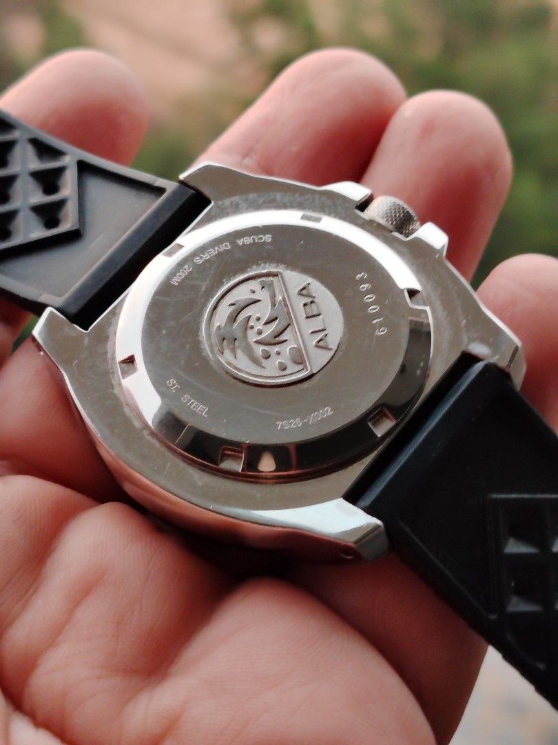 Genuine Alba Manta Ray Diver Watch, Men's Fashion, Watches ...
