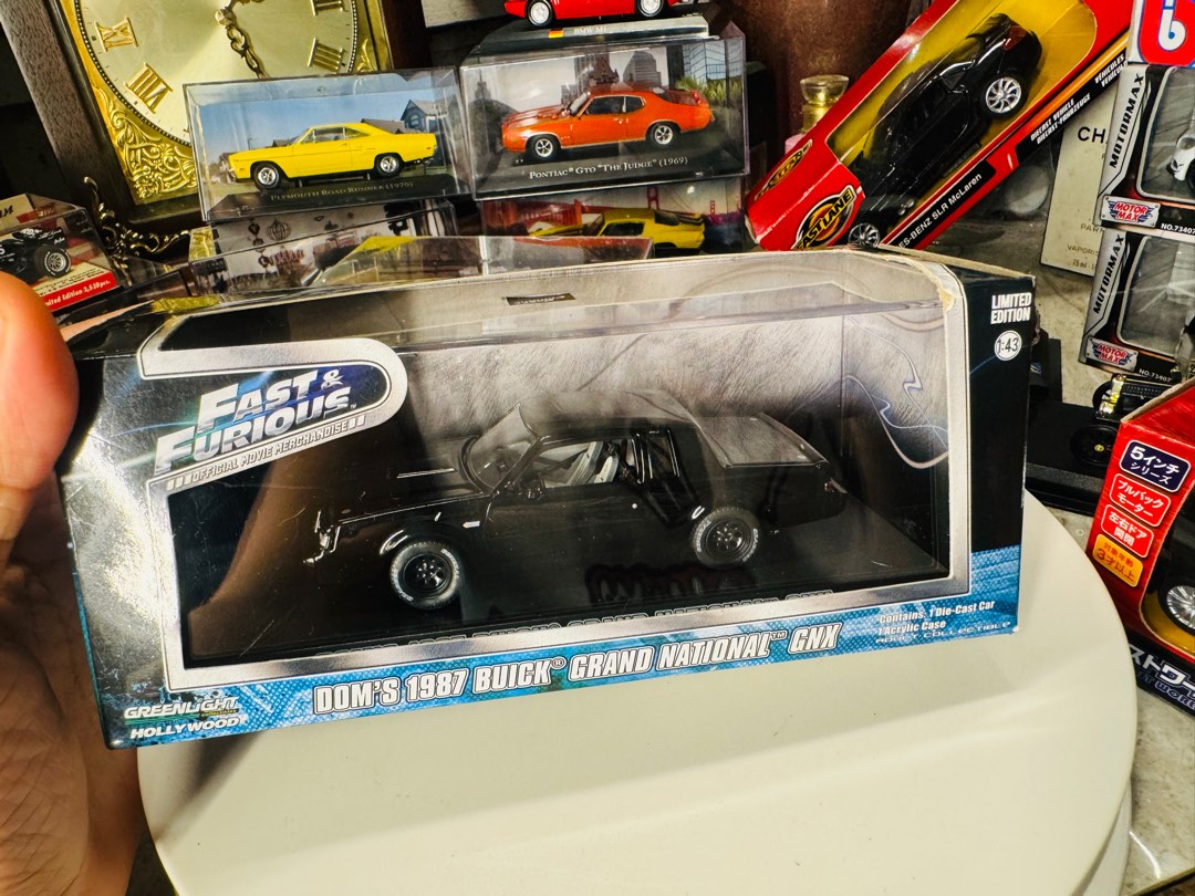 Greenlight Dom'S 1987 Buick Grand National Gnx, Black - 86231-1/43 ...