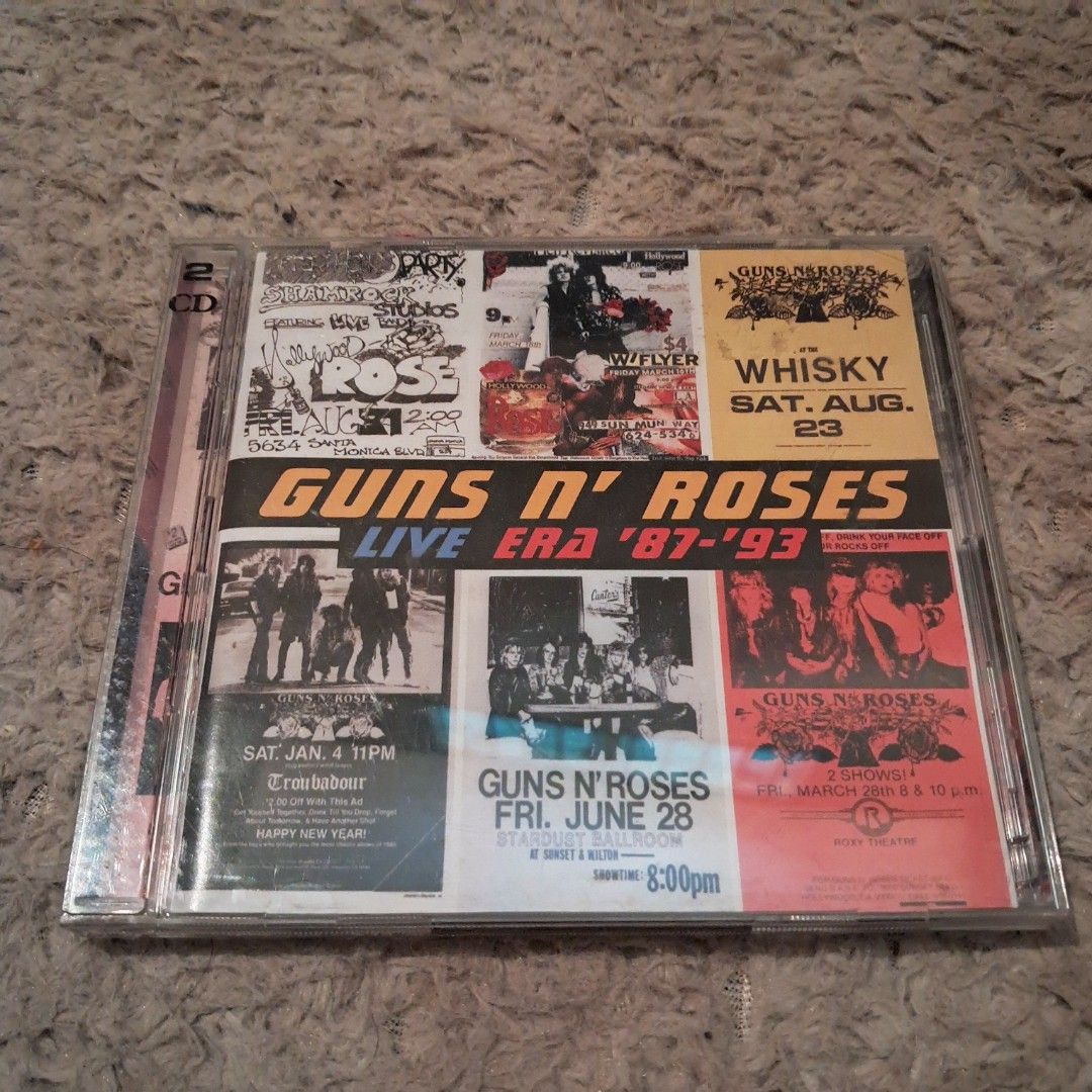 Guns N Roses - Live Era '87-'93 2 Cds, Hobbies & Toys, Music & Media ...