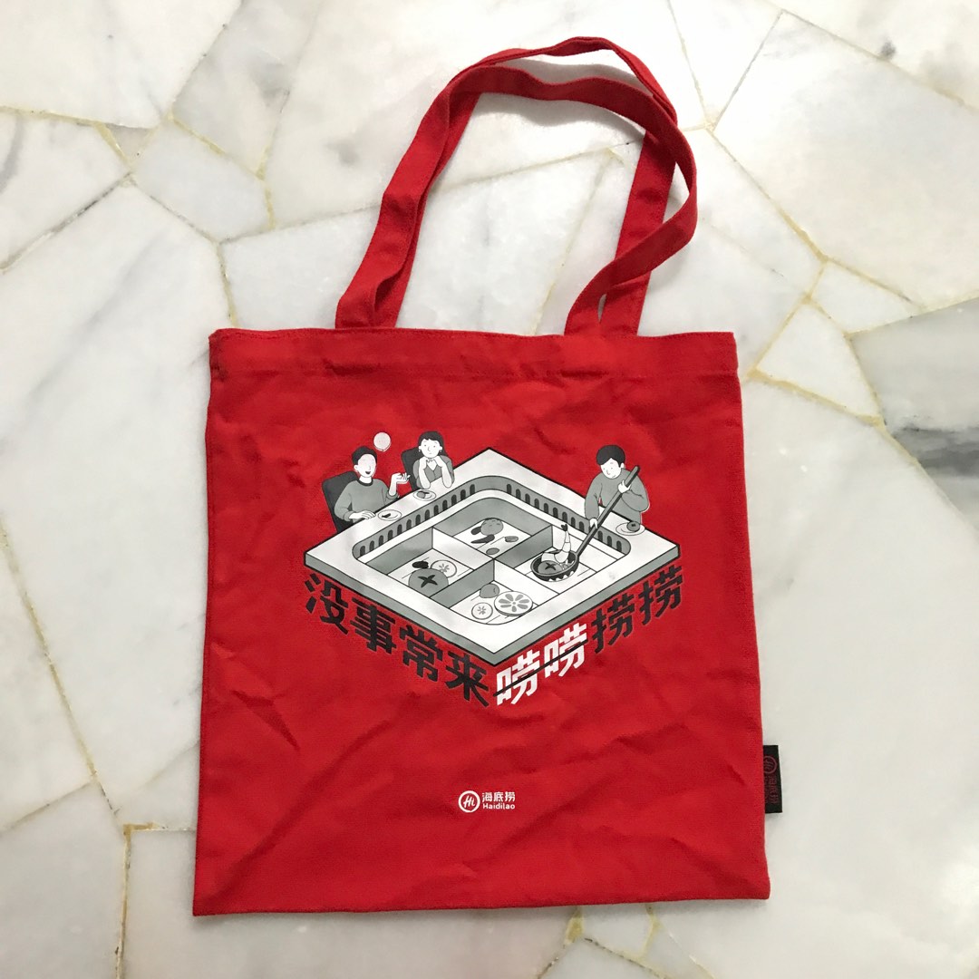 Haidilao Hot Pot Member Bag, Women's Fashion, Bags & Wallets, Tote Bags ...