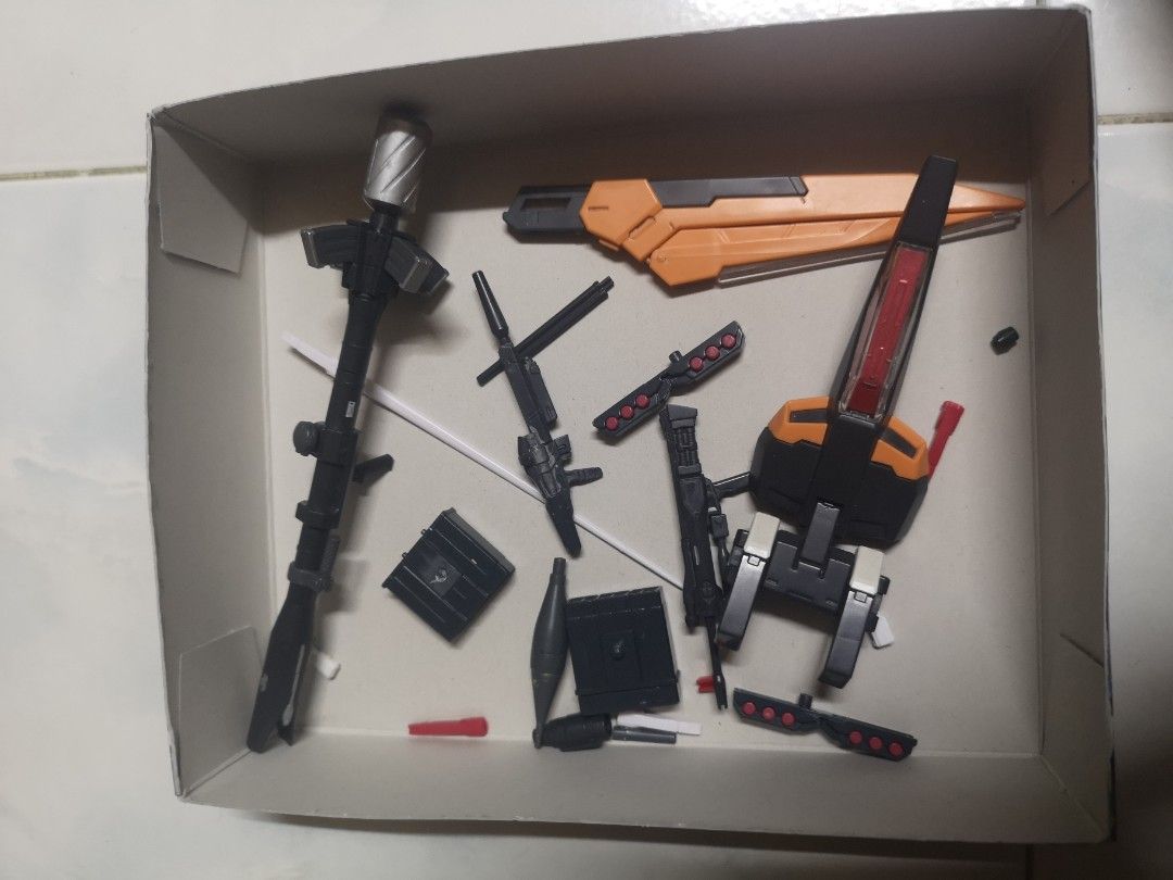 Hg gundam bandai and bootleg spare parts junk lot assembled, Hobbies ...