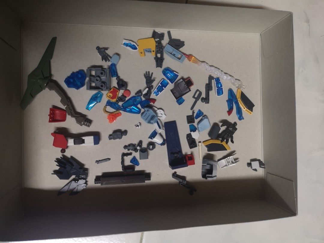 Hg gundam bandai and bootleg spare parts junk lot assembled, Hobbies ...