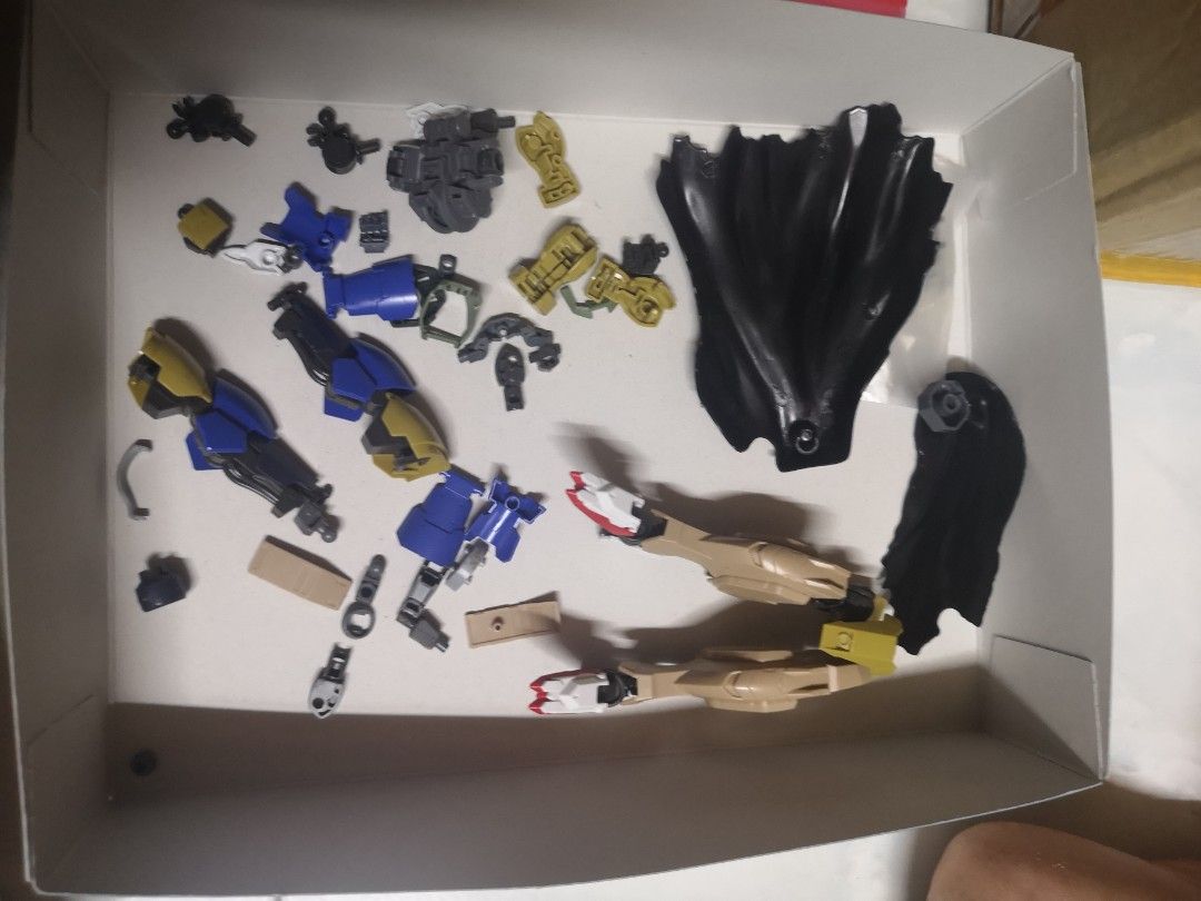 Hg gundam bandai and bootleg spare parts junk lot assembled, Hobbies ...