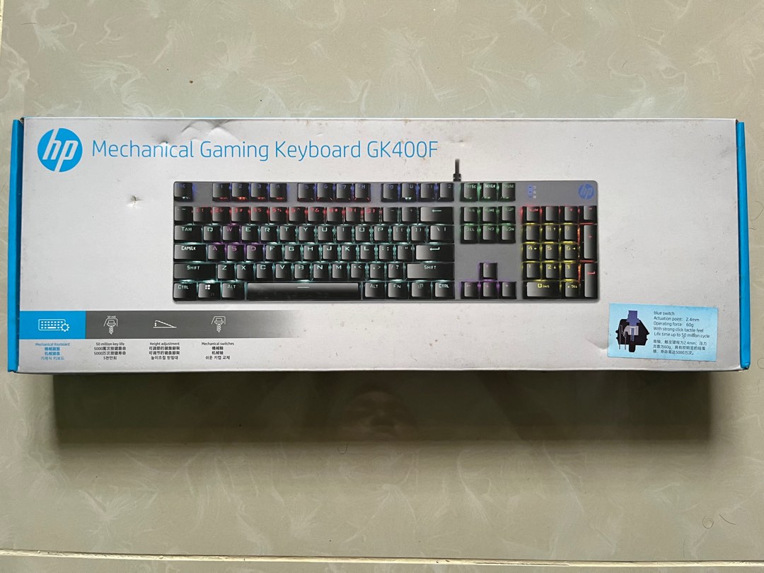 HP Mechanical Gaming Keyboard GK400F, Computers & Tech, Parts ...