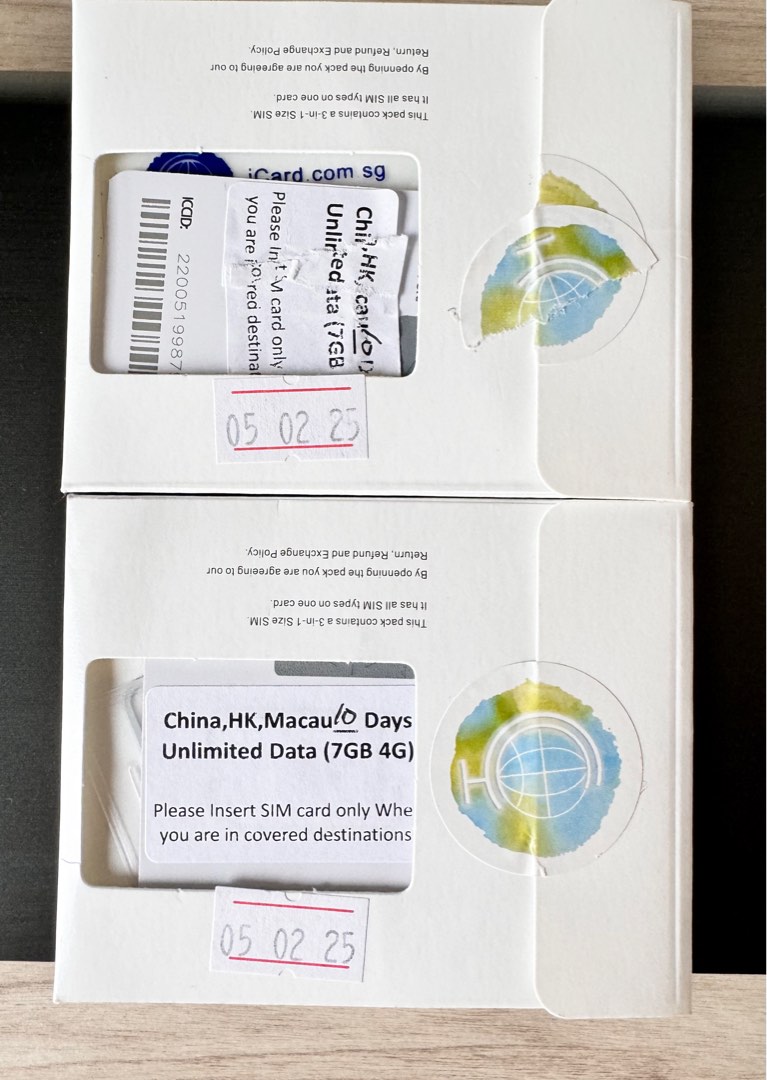 ICC China HK Macau SIM card 10 Days 7GB, Mobile Phones & Gadgets ...