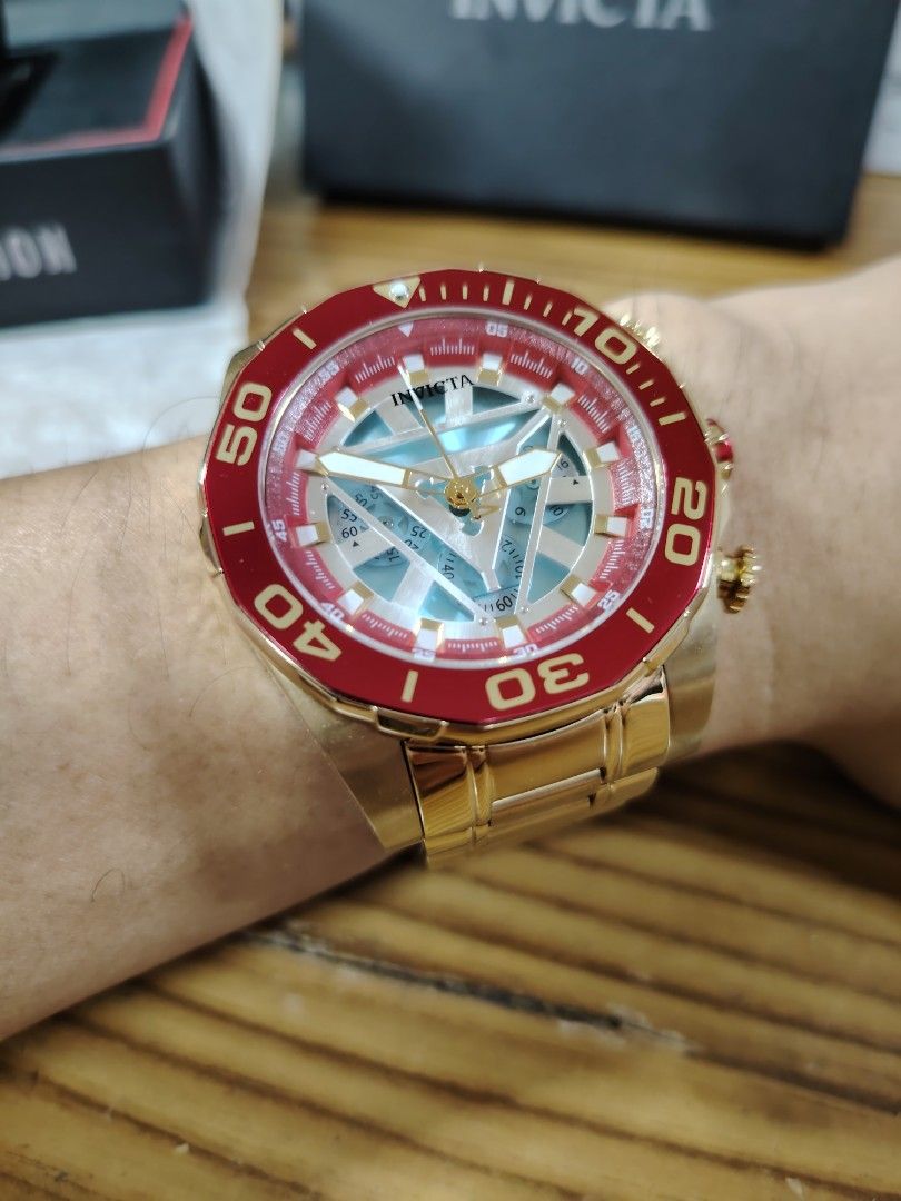 Invicta Marvel Tony Stark Men Model 33313 - Men's Watch Quartz, Men's ...
