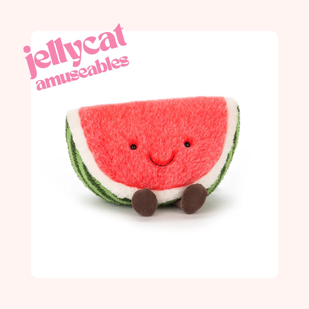 Jellycat Amuseable Watermelon, Hobbies & Toys, Toys & Games on Carousell