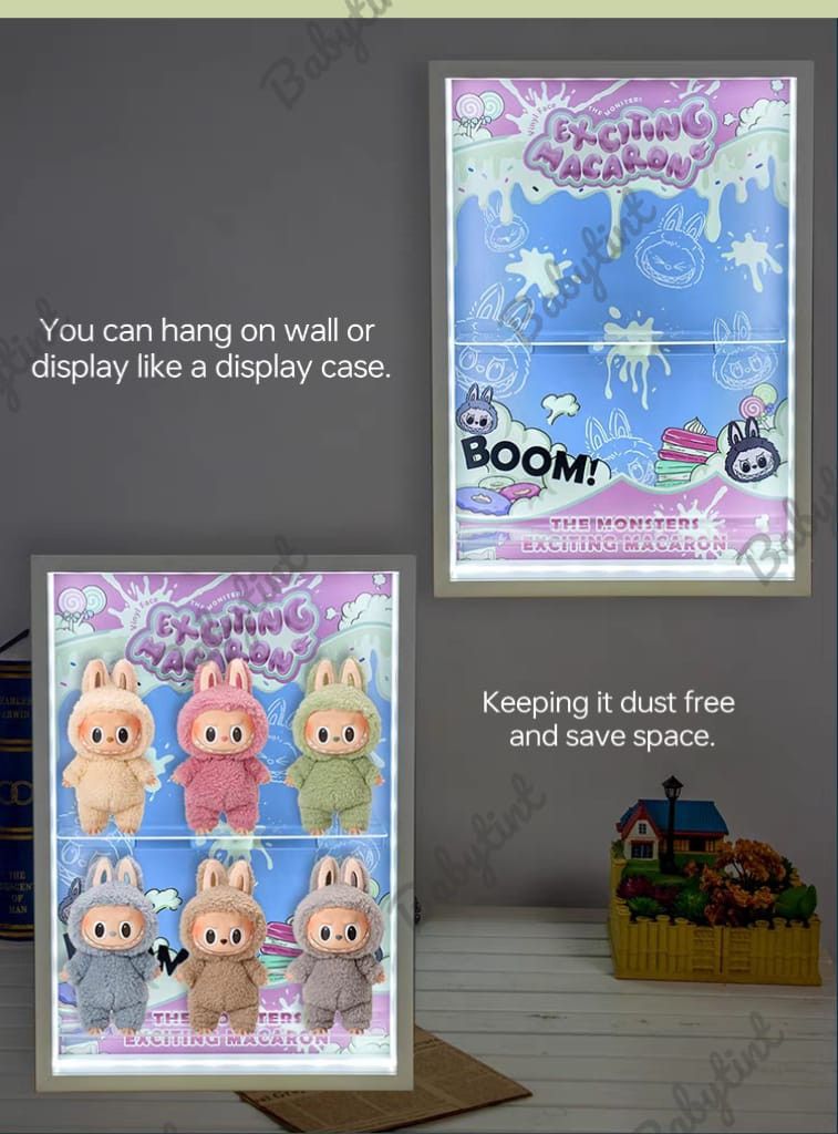 Labubu Macarons Display Case, Hobbies & Toys, Toys & Games on Carousell