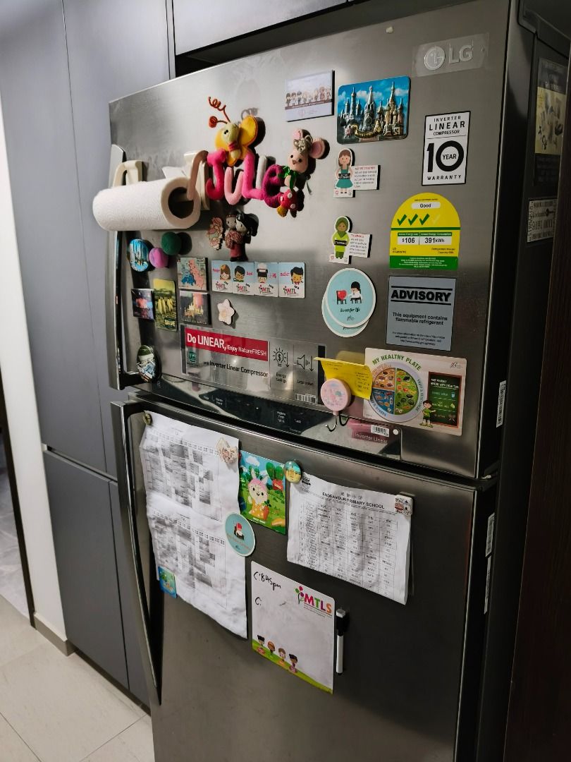 LG Fridge 2 Door 3 Ticks 506L 391 kWh, TV & Home Appliances, Kitchen ...