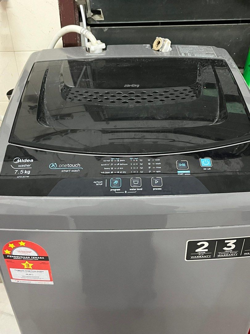 Midea Washing Machine / Mesin Basuh Midea MFW-EC750 7.5kg Fully ...