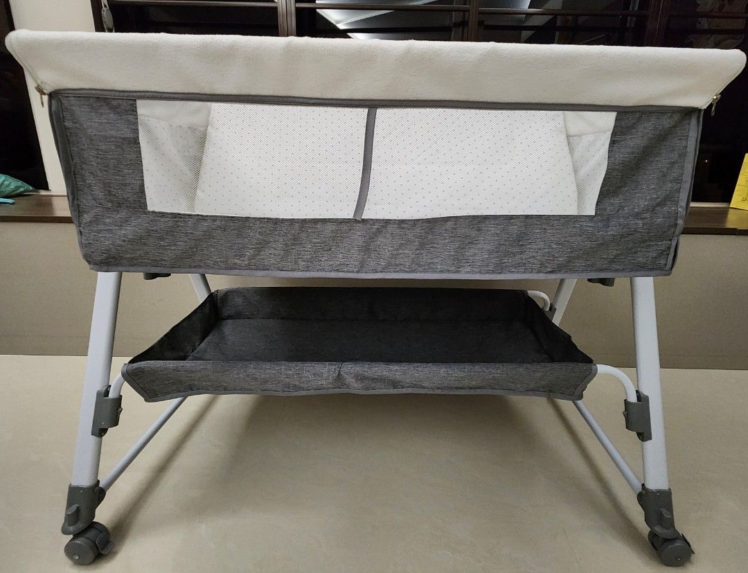 Multifunctional foldable baby crib/removable portable newborn cradle bed European baby crib ...