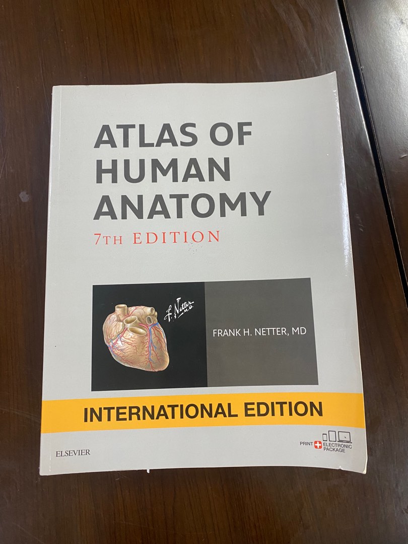 Netter anatomy 解剖圖譜, 書籍、休閒與玩具, 書本及雜誌, 教科書、參考書在旋轉拍賣