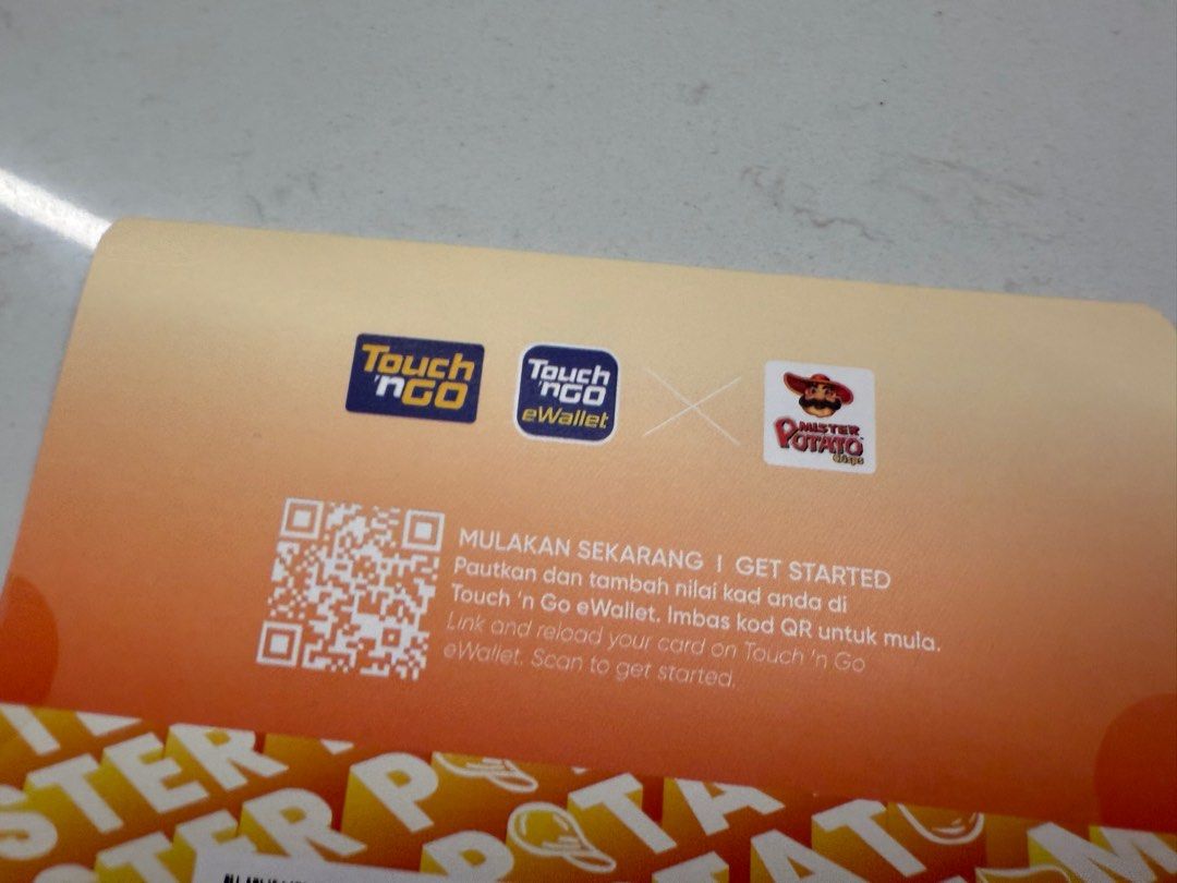 NFC Touch 'n Go x Mister Potato Limited Edition Card, Hobbies & Toys, Collectibles & Memorabilia ...