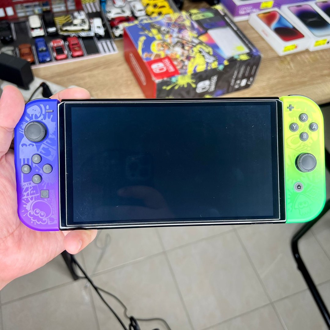 Nintendo Swith V2 Complete Set, Video Gaming, Video Game Consoles ...