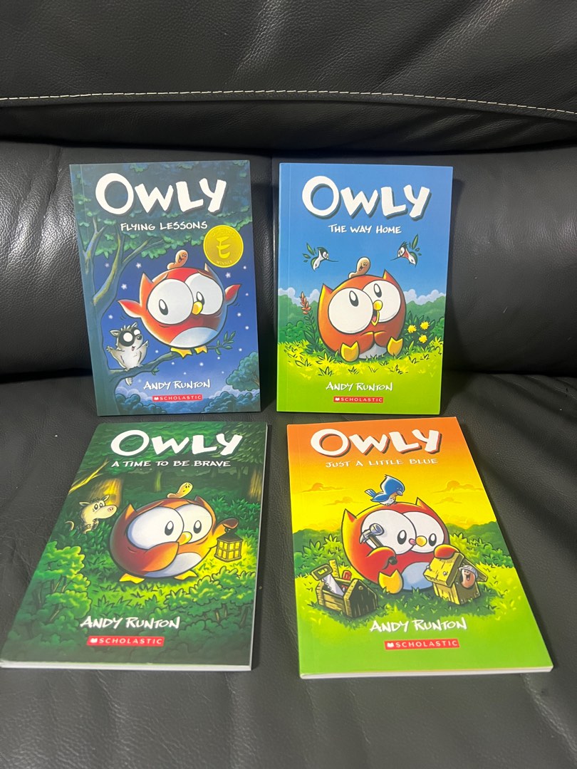 【現貨】Owly 貓頭鷹漫畫4本初級漫畫書適合初小小學生, 興趣及遊戲, 書本 & 文具, 漫畫 - Carousell