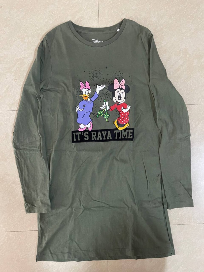 PADINI DISNEY Shirt (Baju Raya Disney), Women's Fashion, Tops, Shirts ...