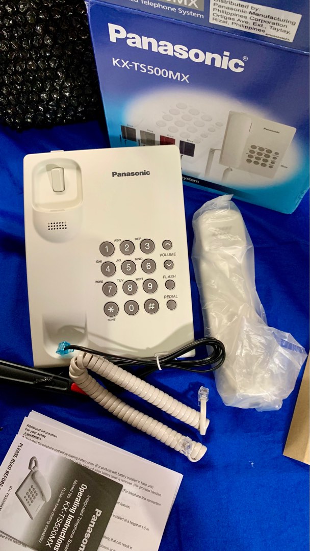 Panasonic KX-TS500 Telephone Corded, Computers & Tech, Office & Business Technology on Carousell