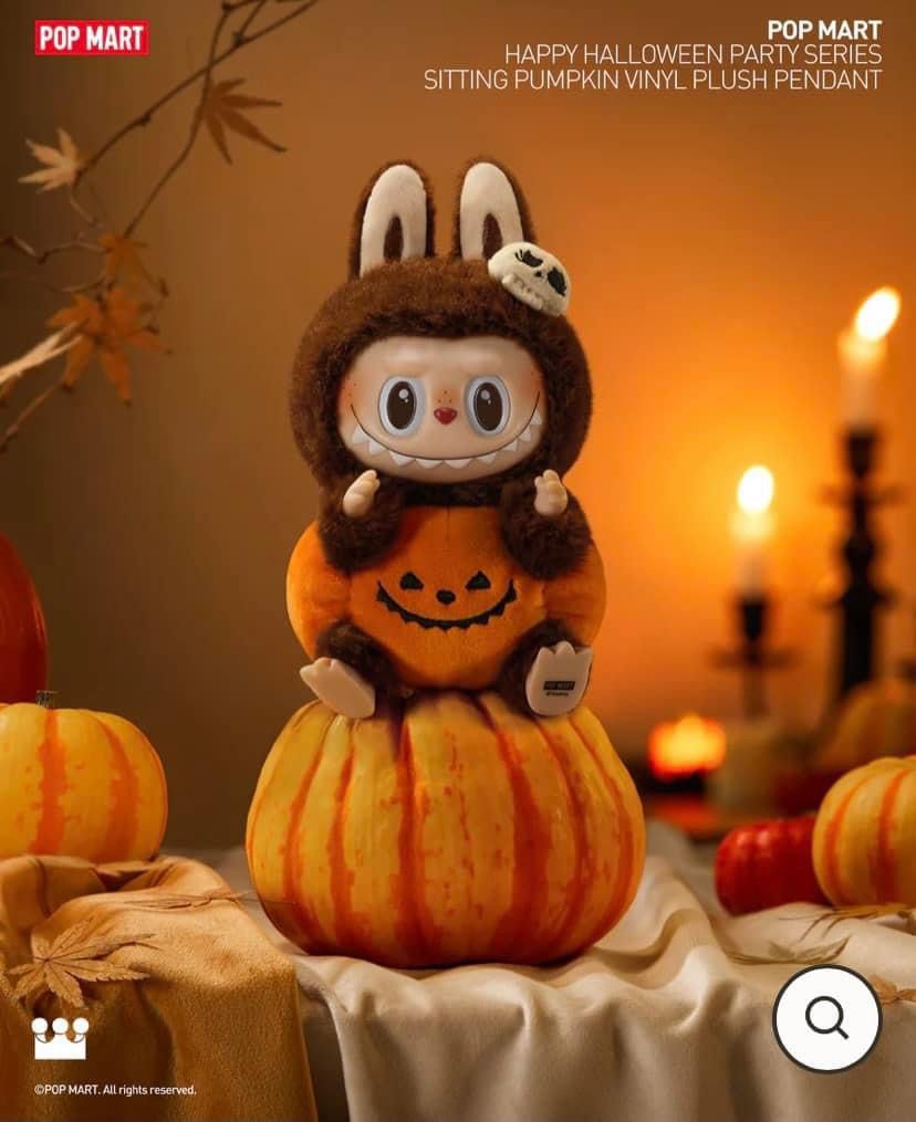 Popmart Halloween labubu pumpkin, Hobbies & Toys, Toys & Games on Carousell