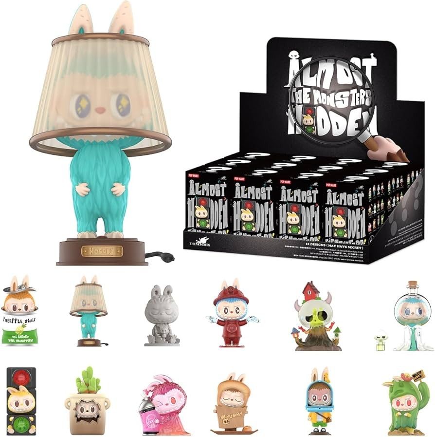 Popmart Pop Mart The Monsters Labubu Almost Hidden, 興趣及遊戲, 玩具 & 遊戲類 ...