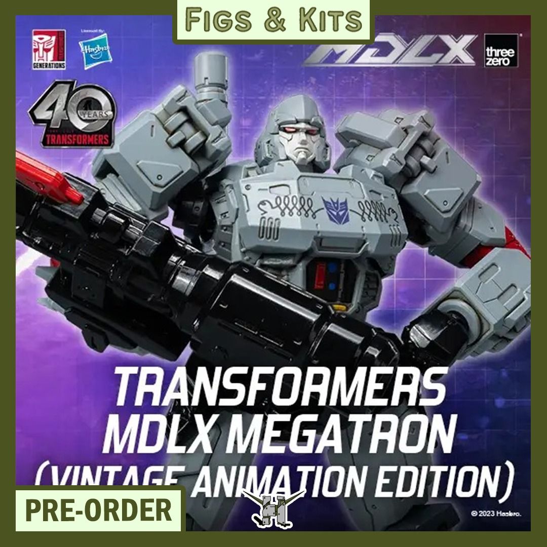 PRE-ORDER!! MDLX Megatron (Vintage Animation Edition) 3Z0694 + MDLX ...