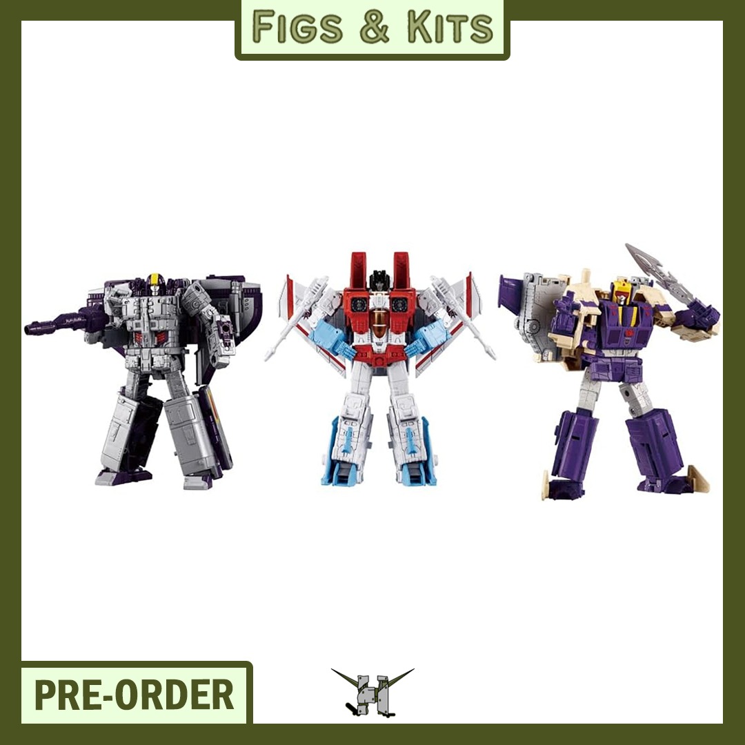 PRE-ORDER!! Transformers Dramatic Capture Series Triple Takeover ...
