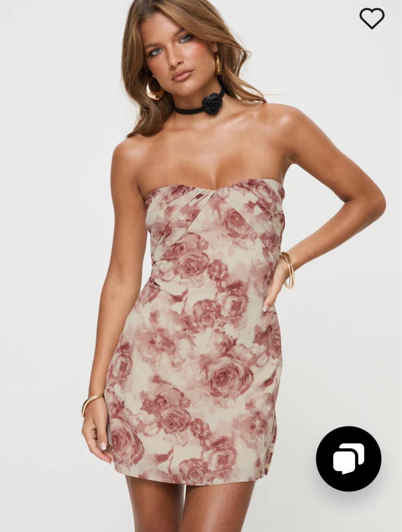 Princess Poly Irena Strapless Mini Dress, Women's Fashion, Dresses ...