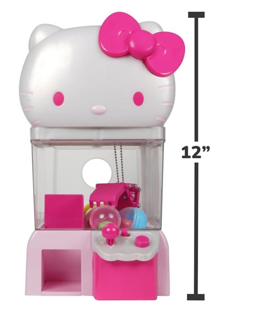 Sanrio Hello Kitty and Friends 12” Claw Machine with 8 Collectible Mini ...