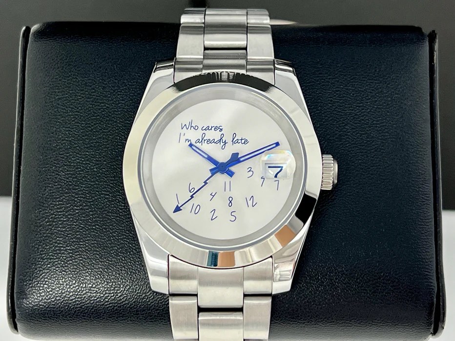 Seiko “Who cares I’m already late” Mod Automatic, Men's Fashion ...