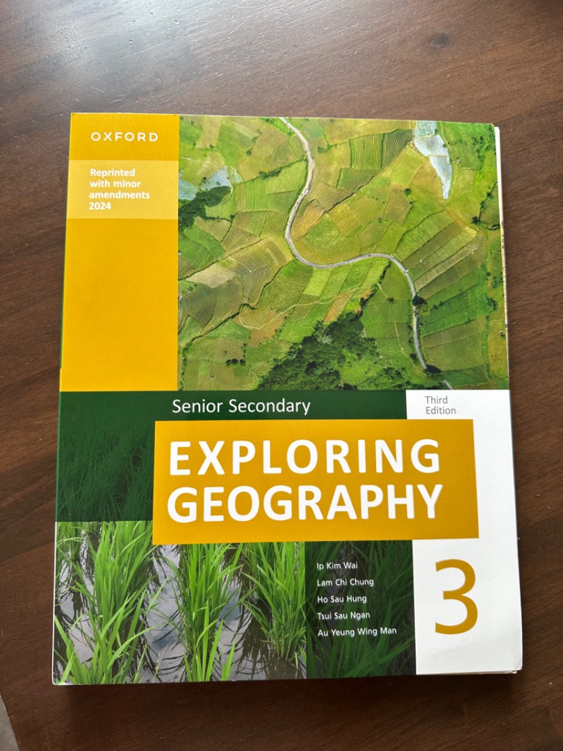 Senior secondary Exploring Geography 3 Third Edition, 興趣及遊戲, 書本 & 文具, 教科書 - Carousell