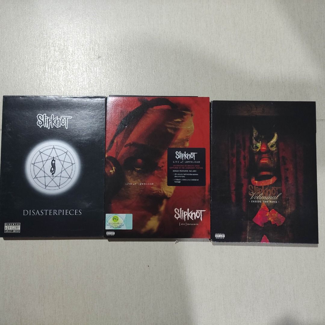 Slipknot CD and DVD - Self titled, Iowa, Vol. 3: (The Subliminal Verses ...