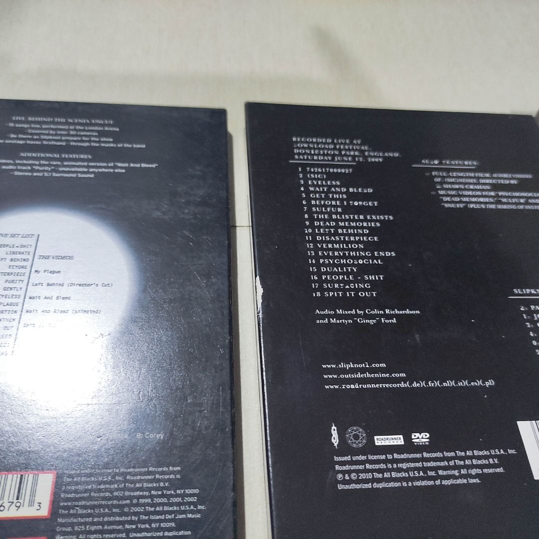 Slipknot CD and DVD - Self titled, Iowa, Vol. 3: (The Subliminal Verses ...