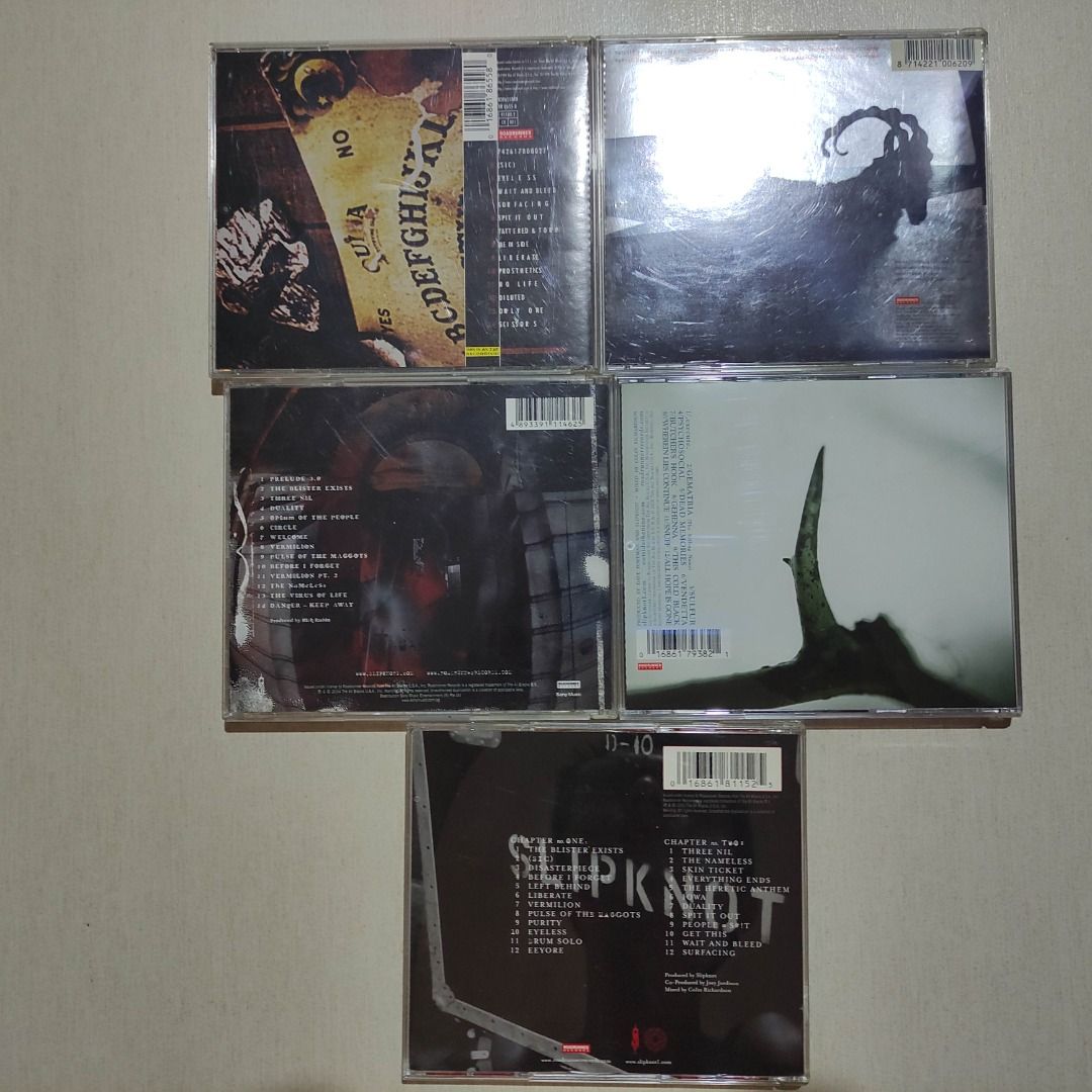 Slipknot CD and DVD - Self titled, Iowa, Vol. 3: (The Subliminal Verses ...