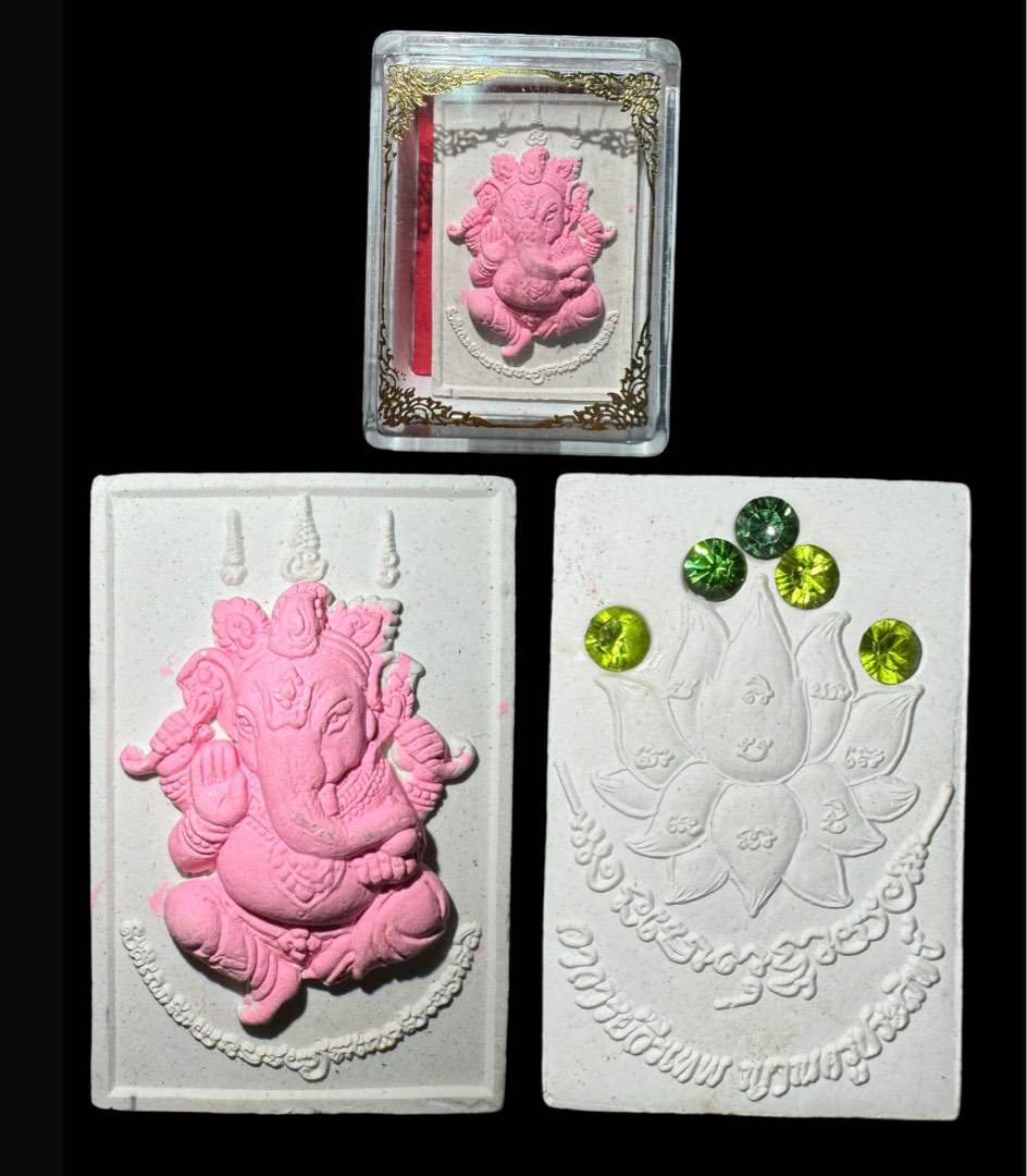 Thai Lanna Amulet Lord Pikanet Ganesha Amulet with Aj Veerathep Roop ...