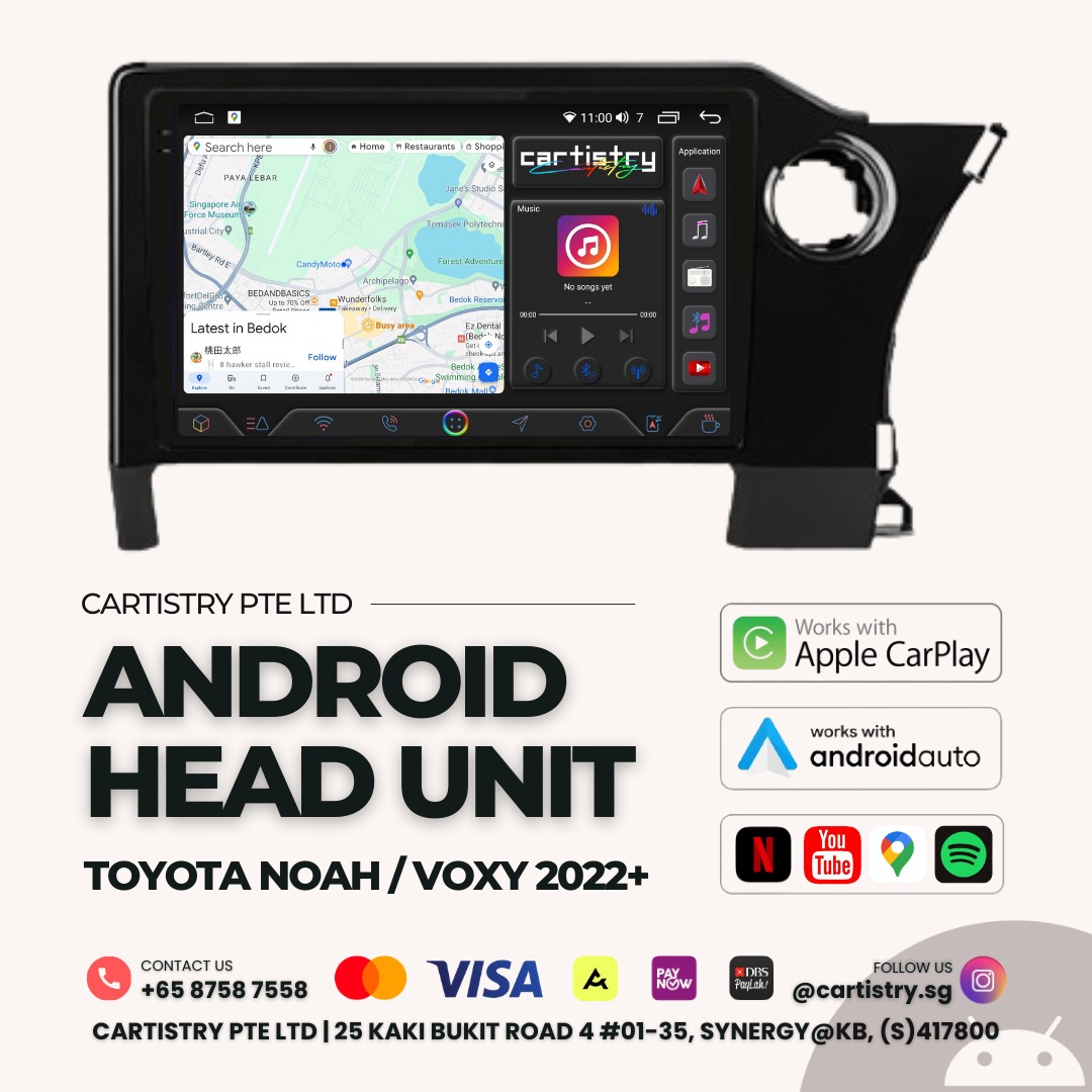 TOYOTA NOAH VOXY SZ X SPEC R80 R90 10 INCH 2K 13 ANDROID PLAYER HEADUNIT CAR RADIO HEAD UNIT ...