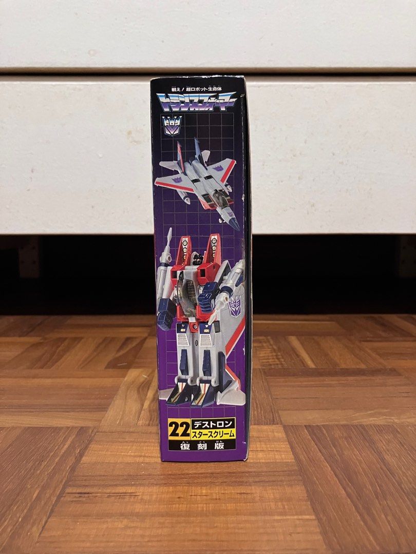 Transformers Takara Starscream reissue, Hobbies & Toys, Toys & Games on ...