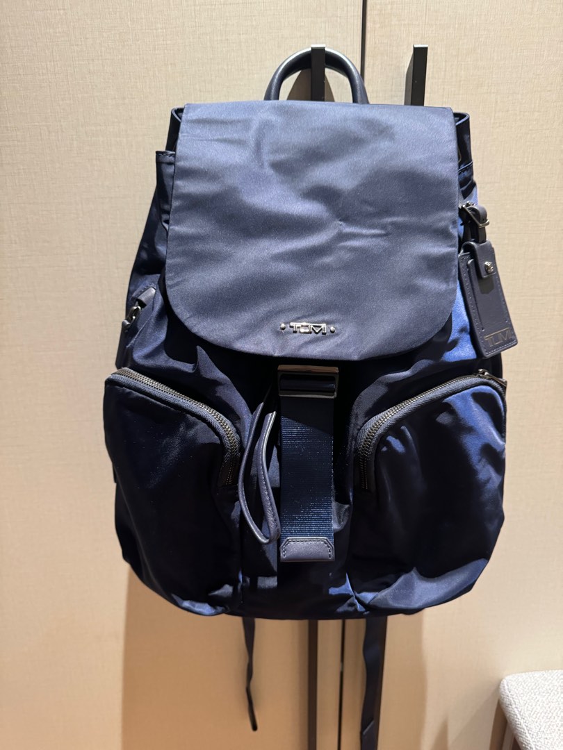 Tumi Navy Blue Backpack hardly used, Women's Fashion, Bags & Wallets ...
