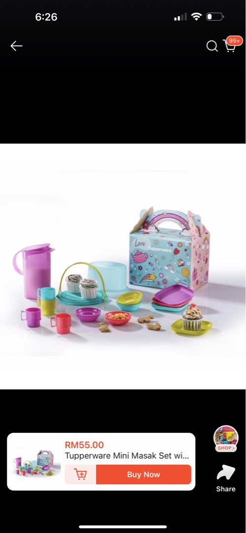 Tupperware Mini Masak Set, Babies & Kids, Infant Playtime on Carousell