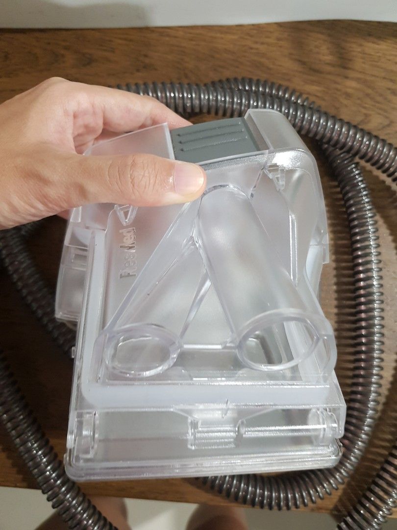 Used Resmed airsense cpap climateline Tube and humidifier chamber ...