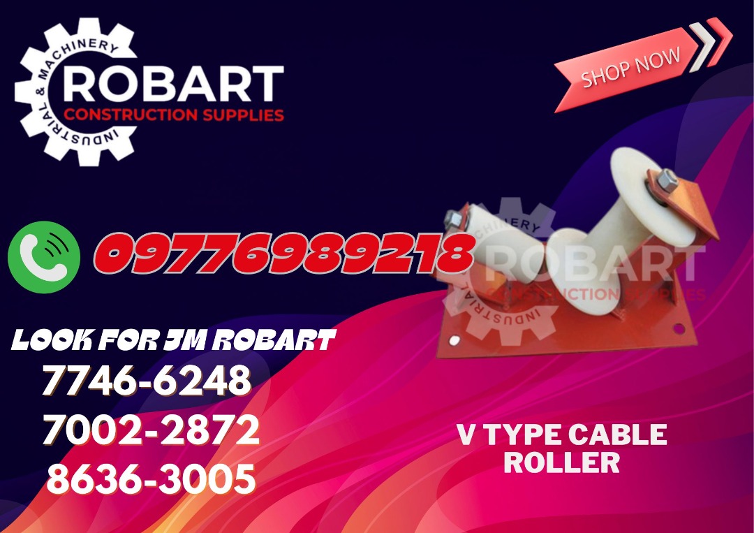 V Type Cable Roller, Commercial & Industrial, Construction Tools ...