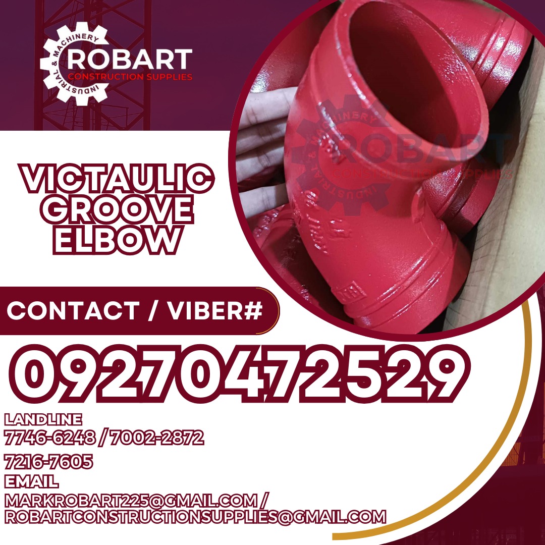 Victaulic Groove Elbow, Commercial & Industrial, Construction Tools ...