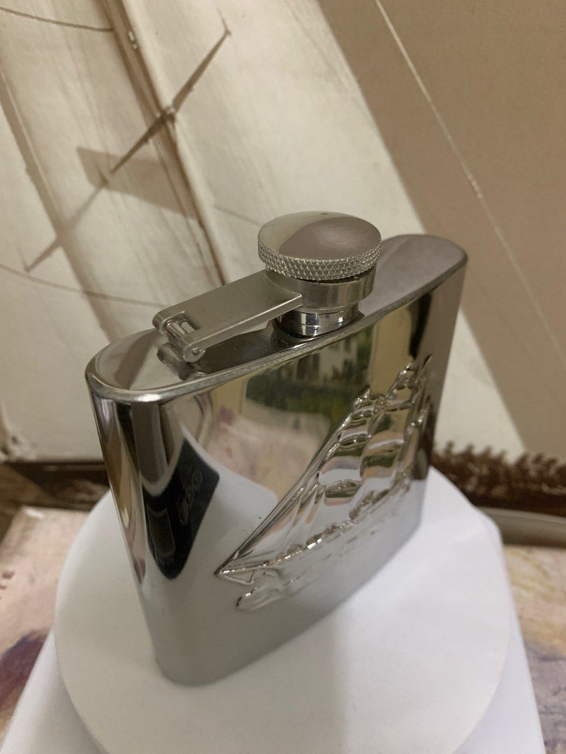 Vintage English DKT 6 Oz Stainless Steel Flask for Liquor for Men ...