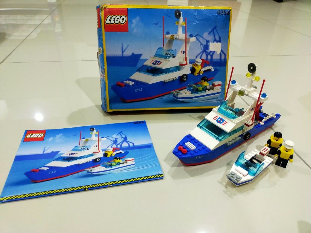 WTS Retired 1991 Lego Classic Town 6353 Coastal Cutter, Hobbies & Toys ...