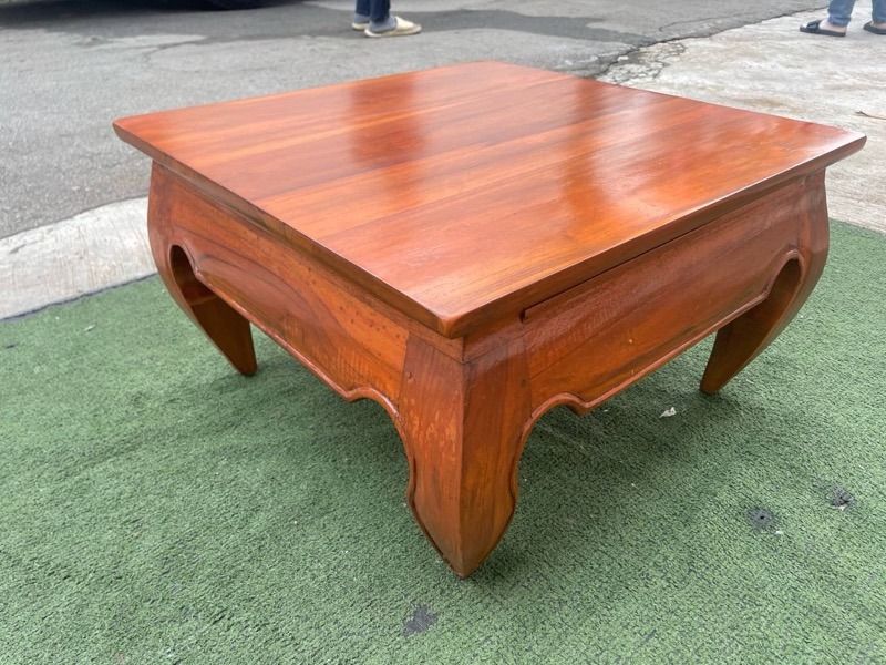 YA93A Meja Kopi Kayu Jati Solid Teak Wood Coffee Table, Furniture ...