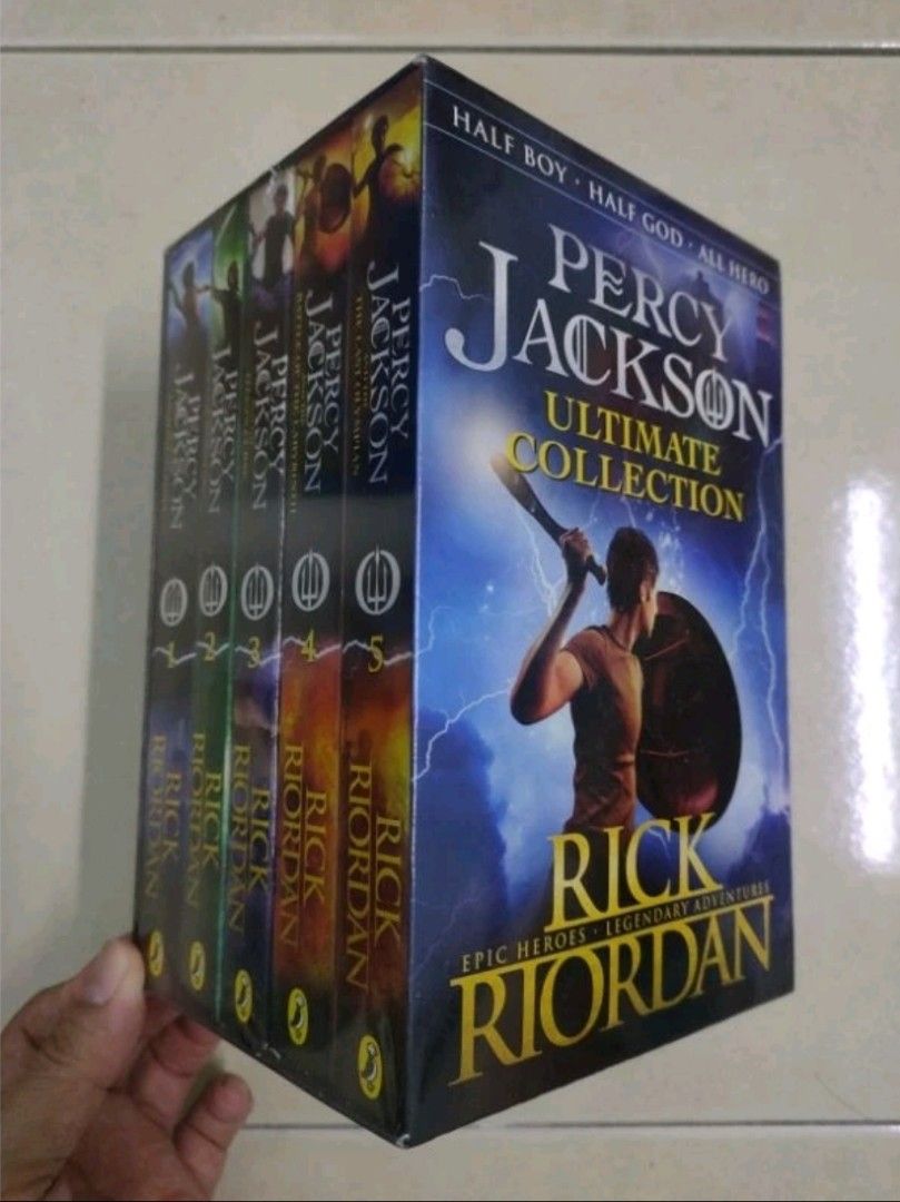 [100% Original] Percy Jackson and the Olympians #1-5 (Ultimate ...