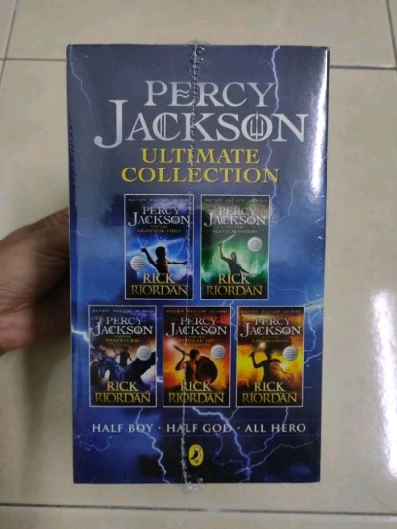 [100% Original] Percy Jackson and the Olympians #1-5 (Ultimate ...