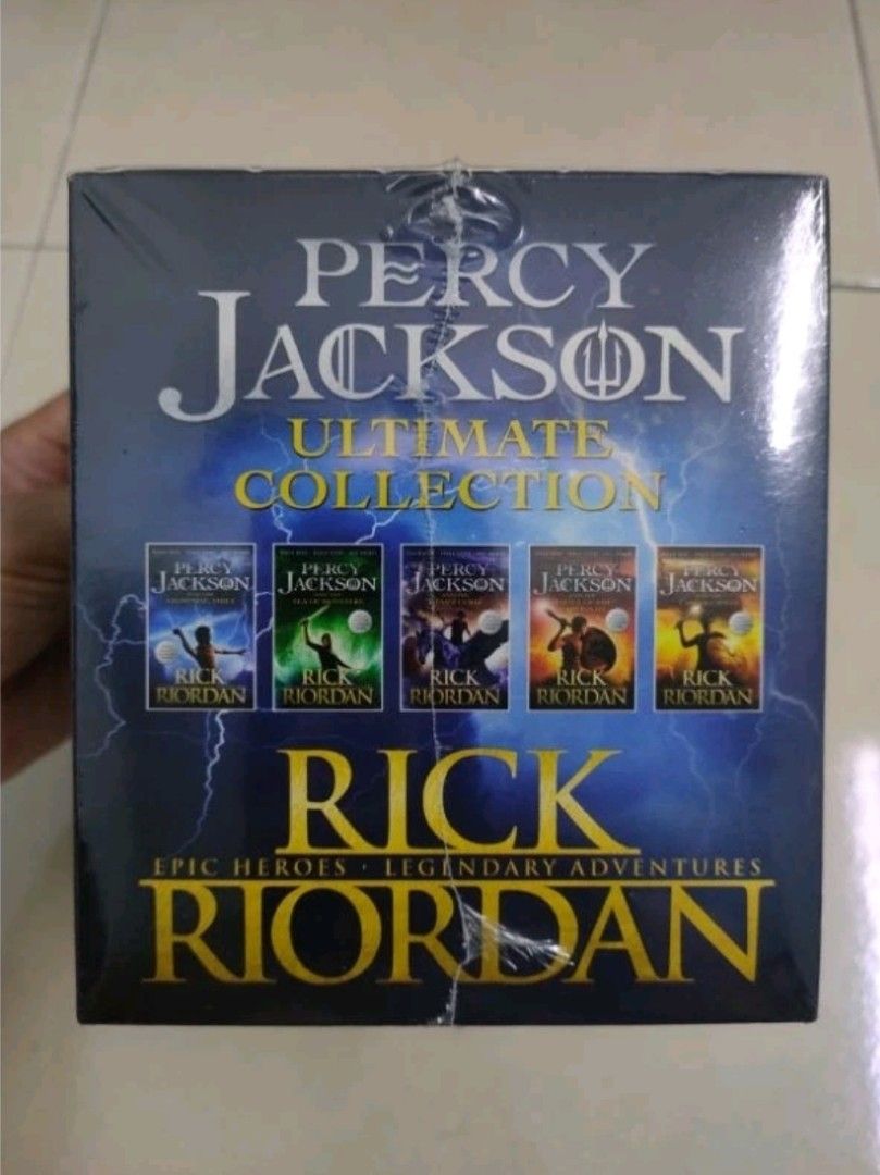 [100% Original] Percy Jackson and the Olympians #1-5 (Ultimate ...
