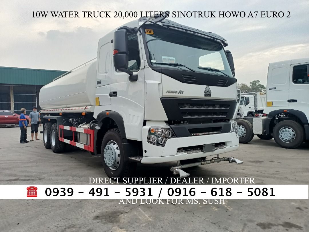 10-wheeler 20,000 Liters Water Truck Sinotruk howo A7, Commercial ...