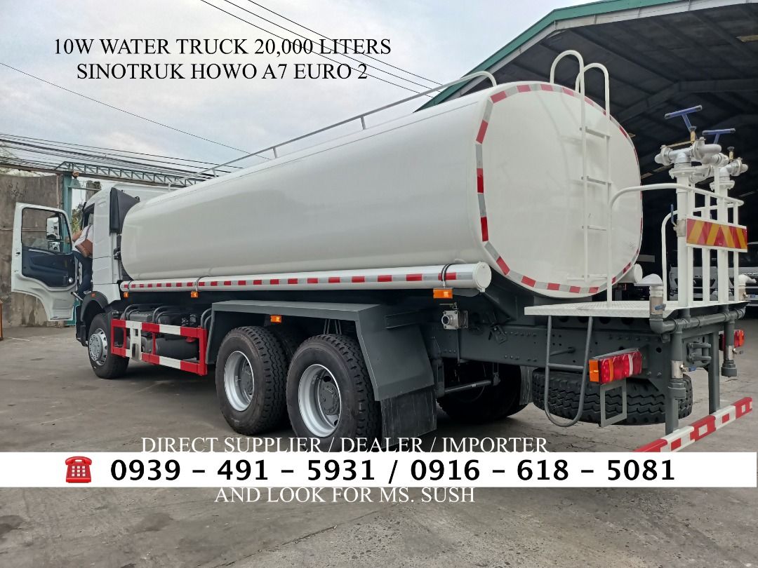 10-wheeler 20,000 Liters Water Truck Sinotruk howo A7, Commercial ...