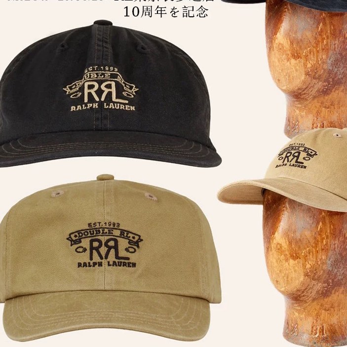 外國預訂 2色選 RRL 刺繡logo Ralph Lauren Ranch Logo Ball Cap 帽, 男裝, 手錶及配件, 棒球帽 ...