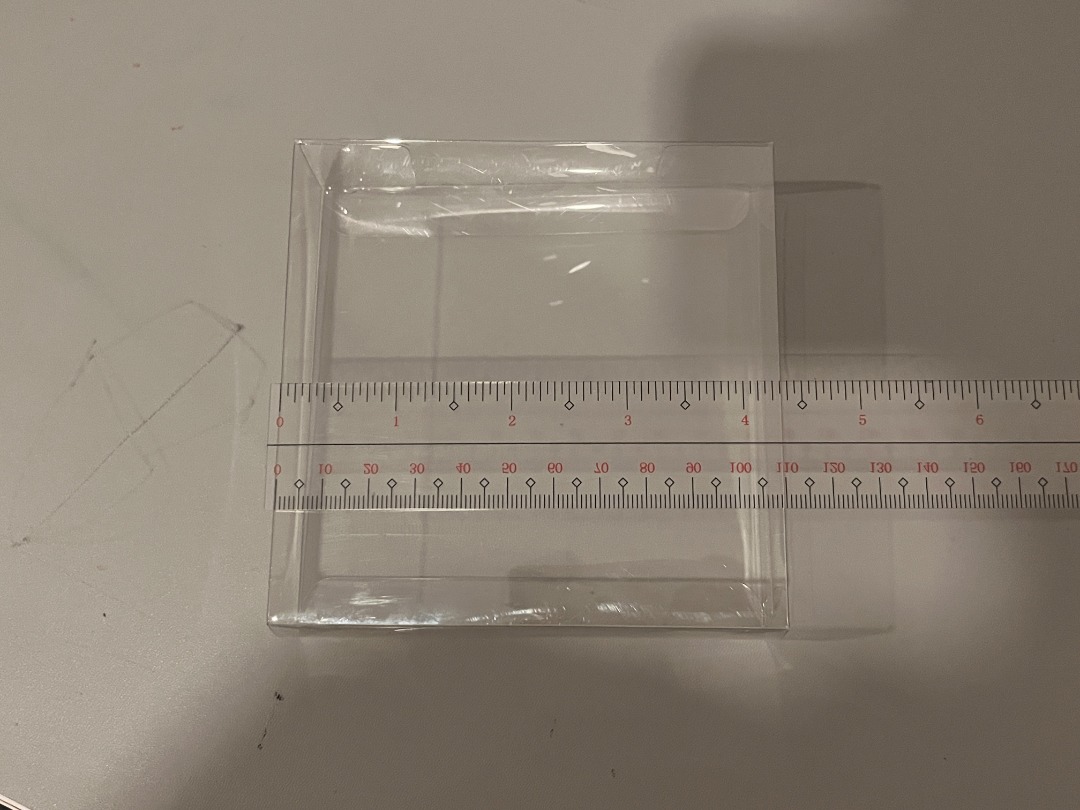 Acetate boxes (4.5 in x 4.5 in), Hobbies & Toys, Stationary & Craft ...